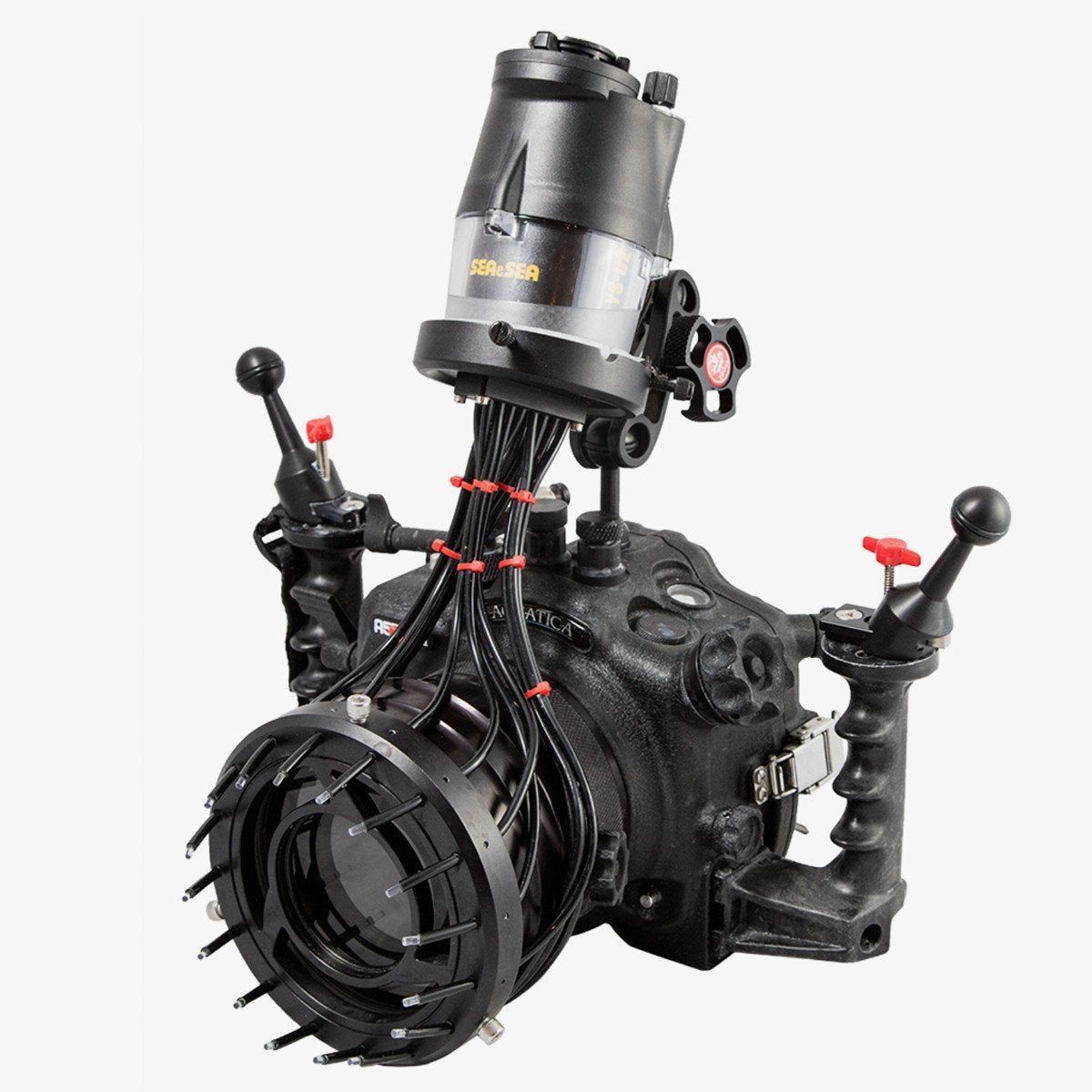 Fiber Optic Ring Flash Kit for AQUATICA Housing fits with Flat Port ...